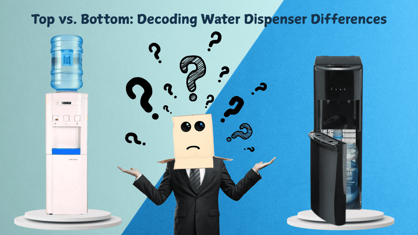 Top vs. Bottom: Decoding Water Dispenser Differences | ME SHOP