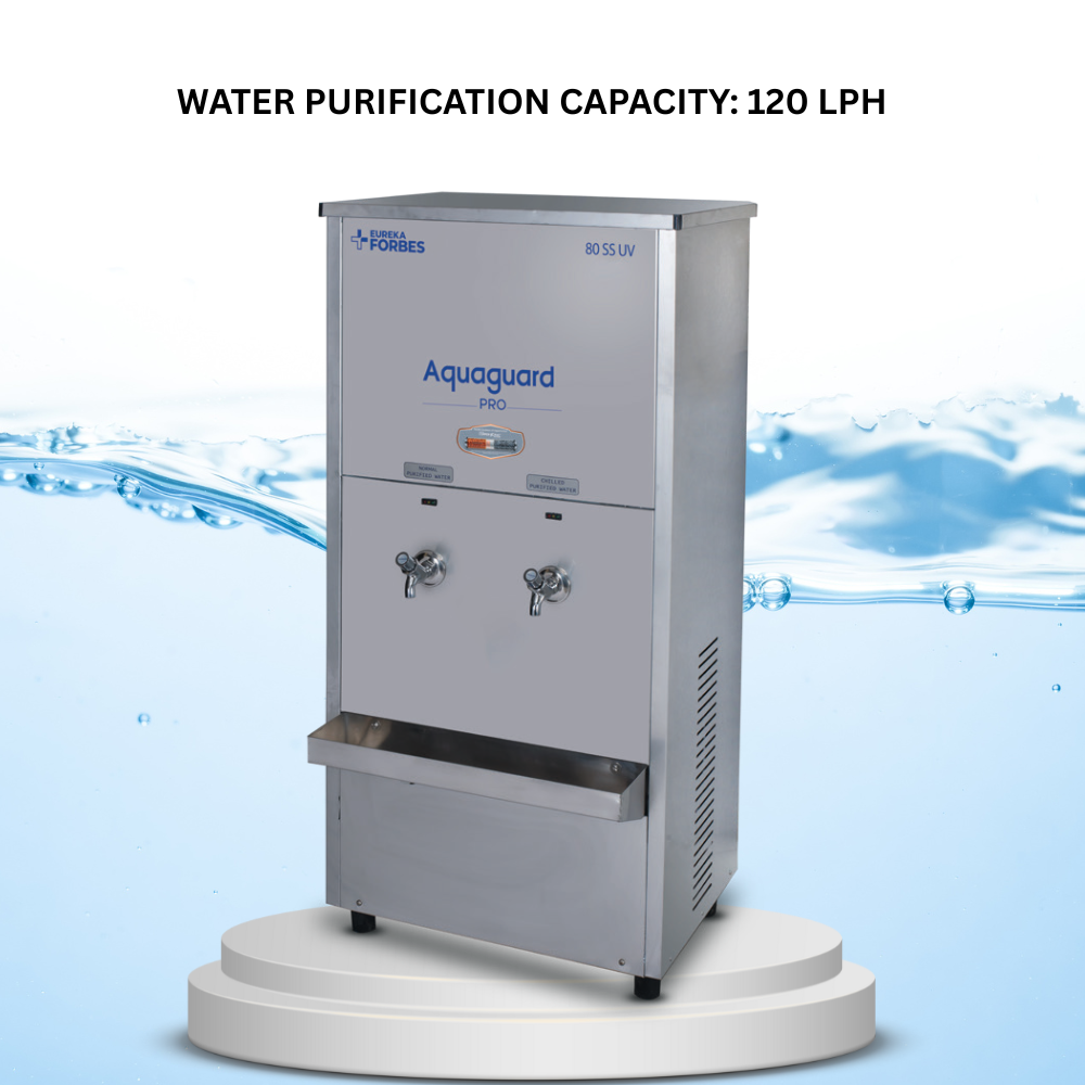 Aquaguard Pro Pure Chill 80 SS UV+CuZn | Commercial Water Purifier ...
