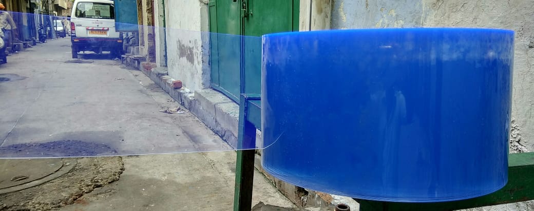 Buzz Lite Riptide Transparent Blue PVC Roll | 3mm x 200mm x 50M | UV ...