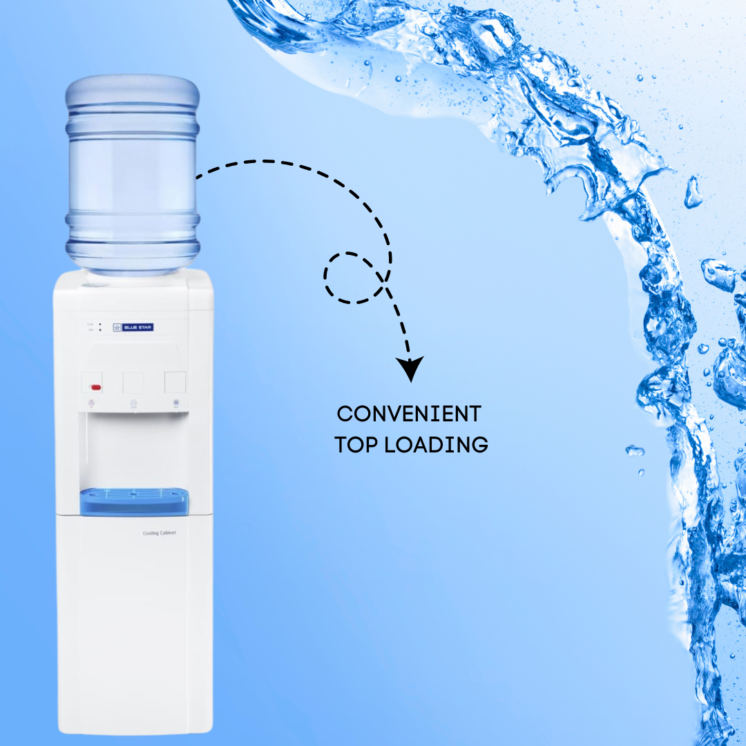 Blue Star Water Dispenser (BWD3FMRGA) Floor Mounted with cooling Cabinet