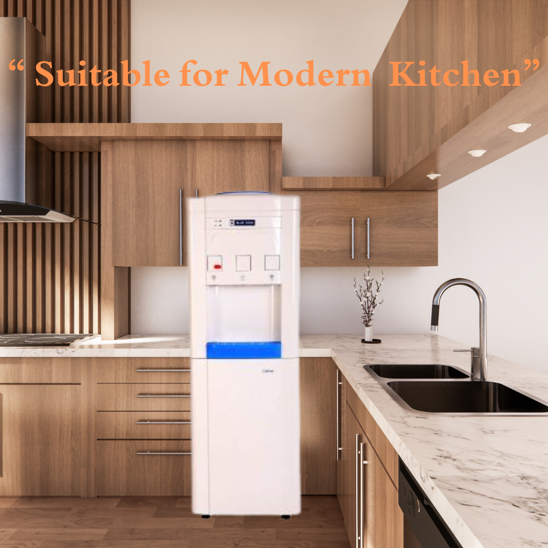 BWD3FMCGA Water Dispenser with Storage Cabinet | Hot & Cold Water